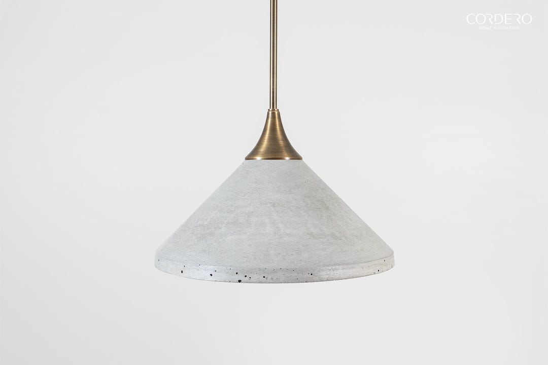 Meridian Concrete Pendant Light - Etsy