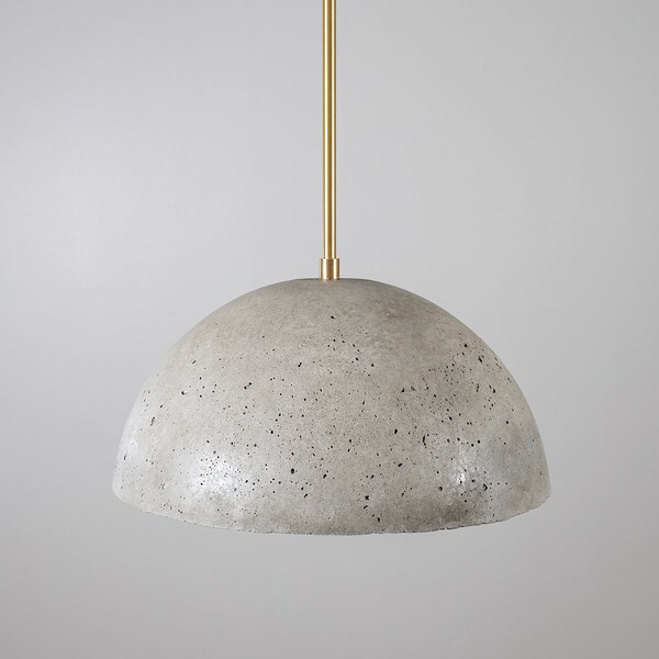 Concrete Ceiling Light - Etsy