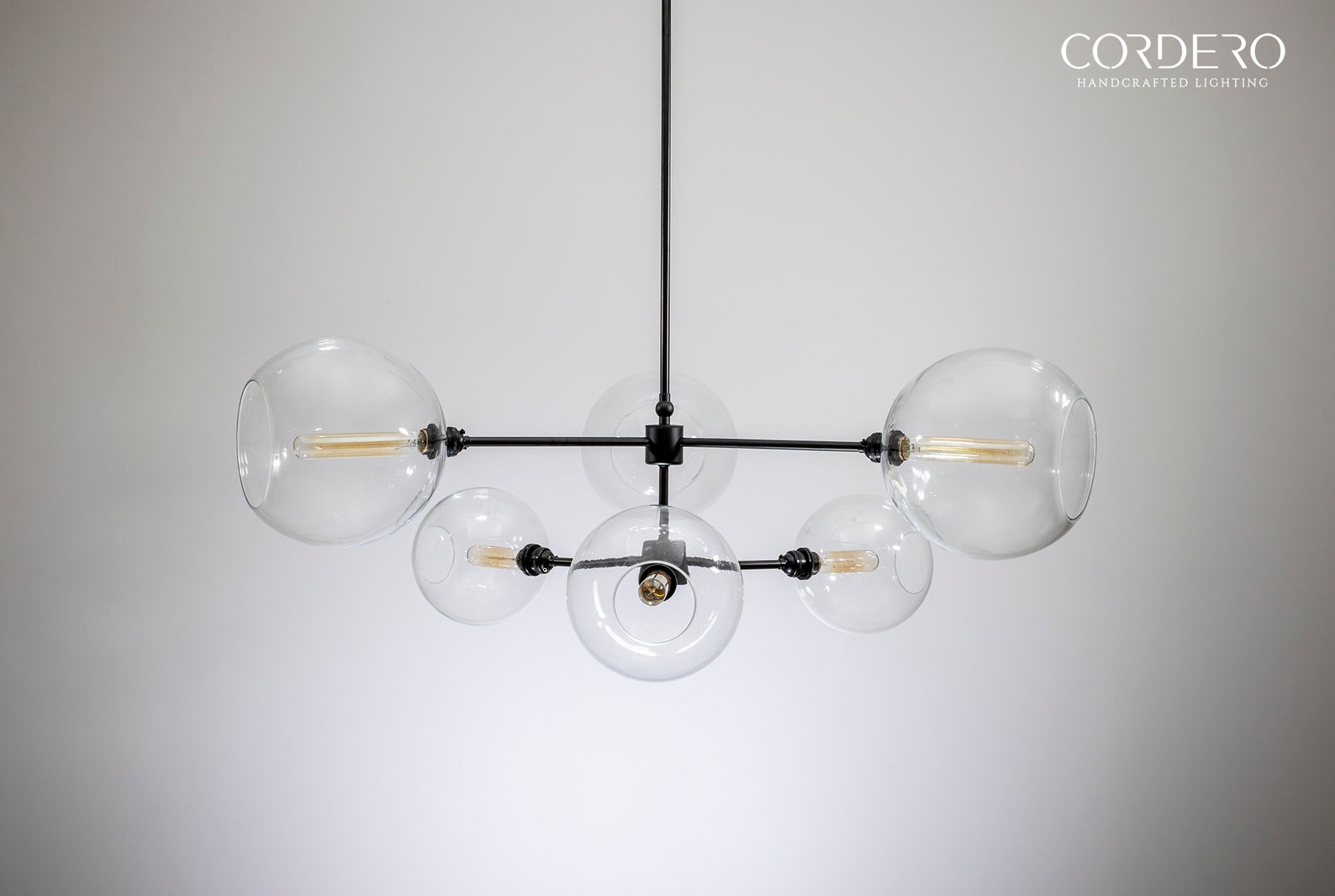 Linear Globe Chandelier - Customizable - Etsy