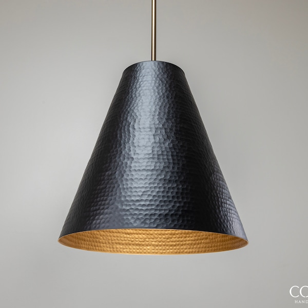 Black Pendant Light - Etsy