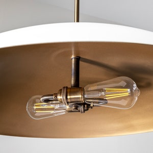 Rynn Dual Socket Dome Pendant Light – White - Etsy