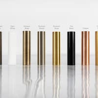 Brass Sample Disc Swatches in Antique Gold, Silver, Matte Black ...