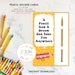 Back to School Pencil Holder Note Card Pencil and a Dream Classroom ...