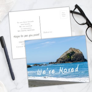 Moved to a New Home Moving Announcement Photo Post Cards | PRINTED - Etsy