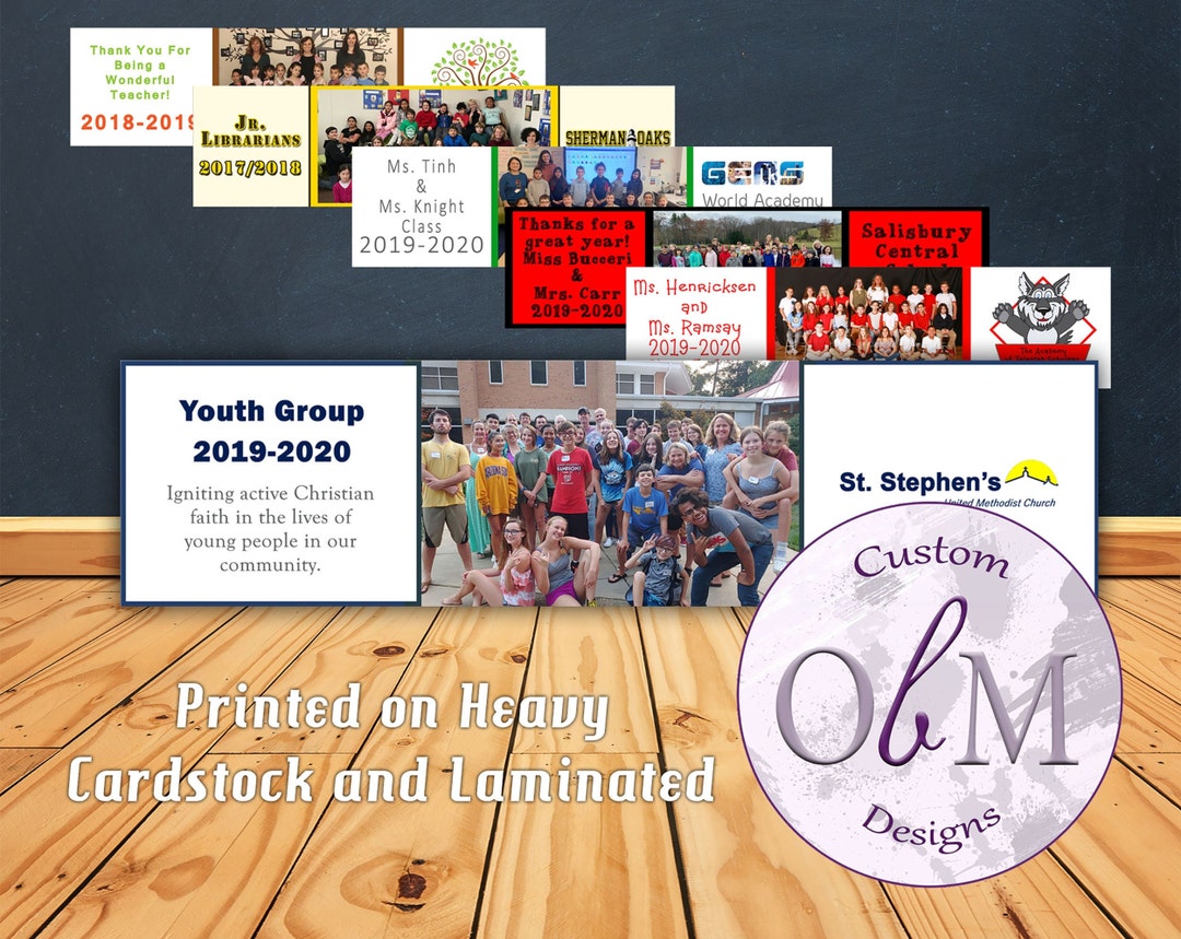 Keepsake Photo Class Bookmarks - Elementary Gift | Graduation | Youth ...