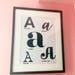 Font Poster- DIY - INSTANT Digital Download - Etsy