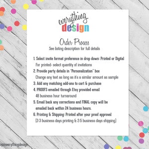 Science Invitation | Birthday Party | Shower | Digital | Custom ...