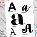 Font Poster- DIY - INSTANT Digital Download - Etsy