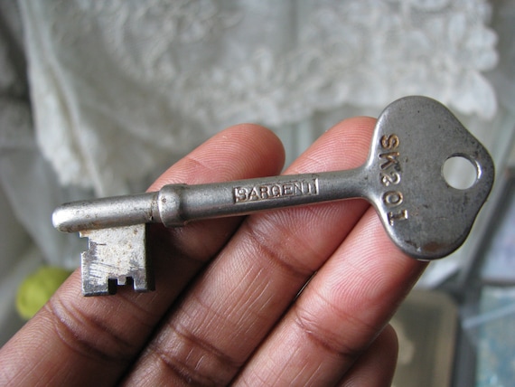 Antique Sargent Key Sargent & Co. Antique Skeleton Key - Etsy