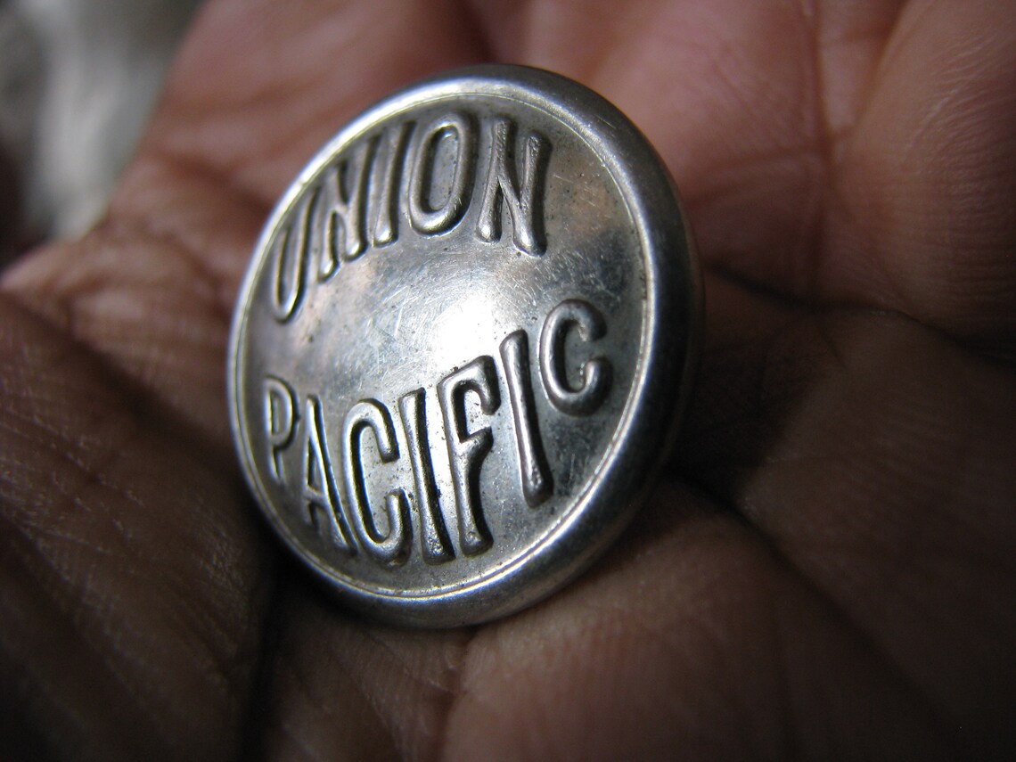 Antique Union Pacific Button Railroad Uniform Button Antique | Etsy