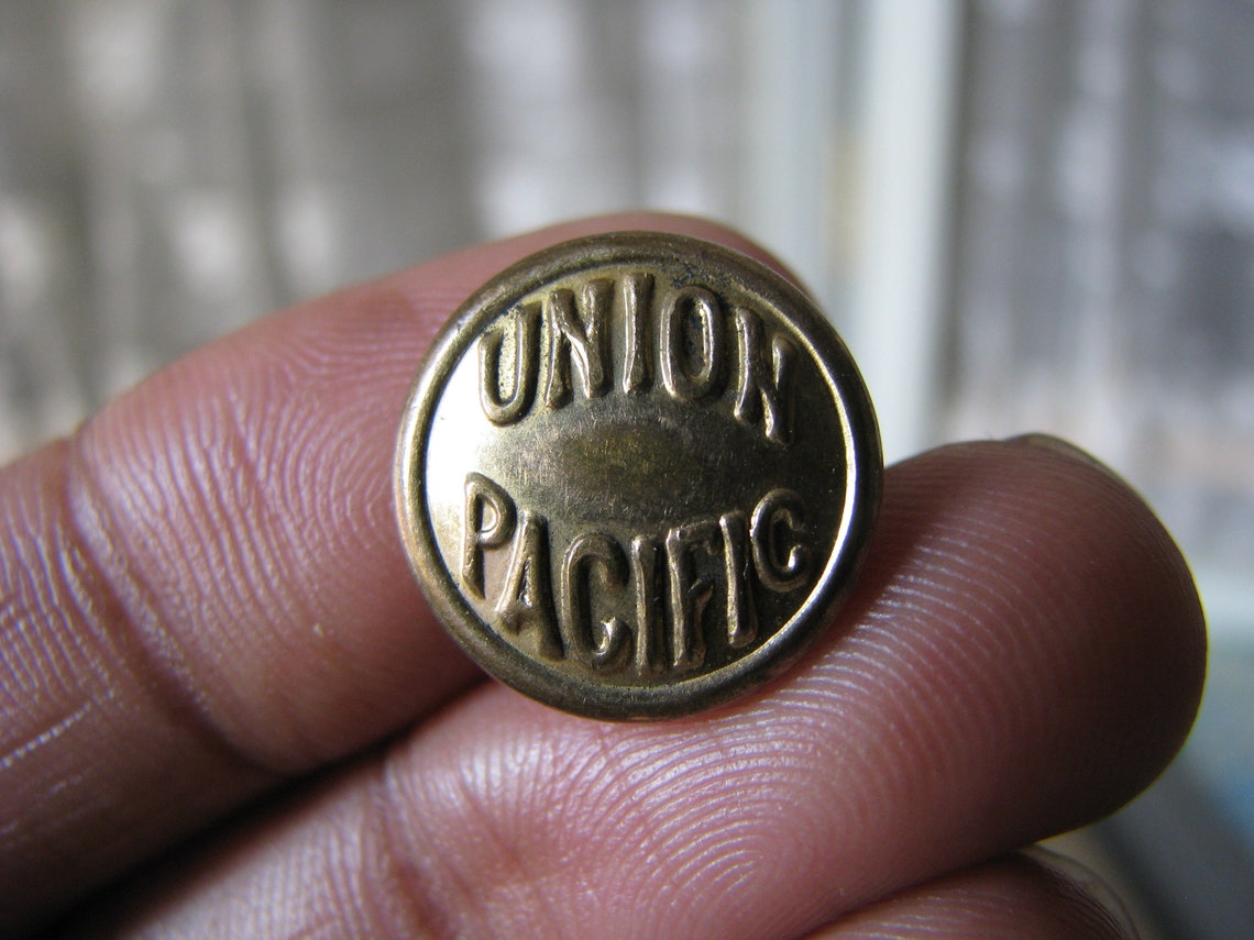 Antique Union Pacific Button Railroad Uniform Button Antique - Etsy
