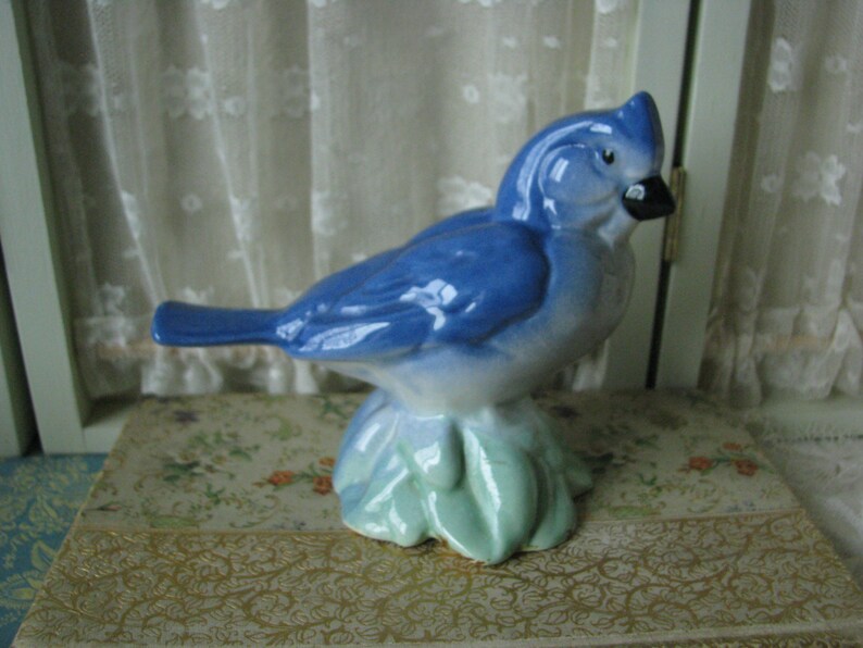 Vintage 1940s Pottery Cardinal Bird Figurine Pottery Figurine - Etsy