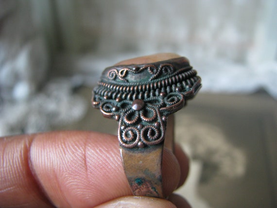 Antique Chinese Ring, Chinese Export Ring, Antique Co… - Gem