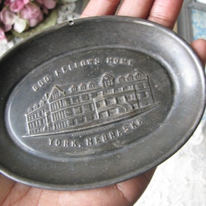 Antique Coin Dish, Antique Tip Dray, Odd Fellows Tip Tray, Odd Fellows ...