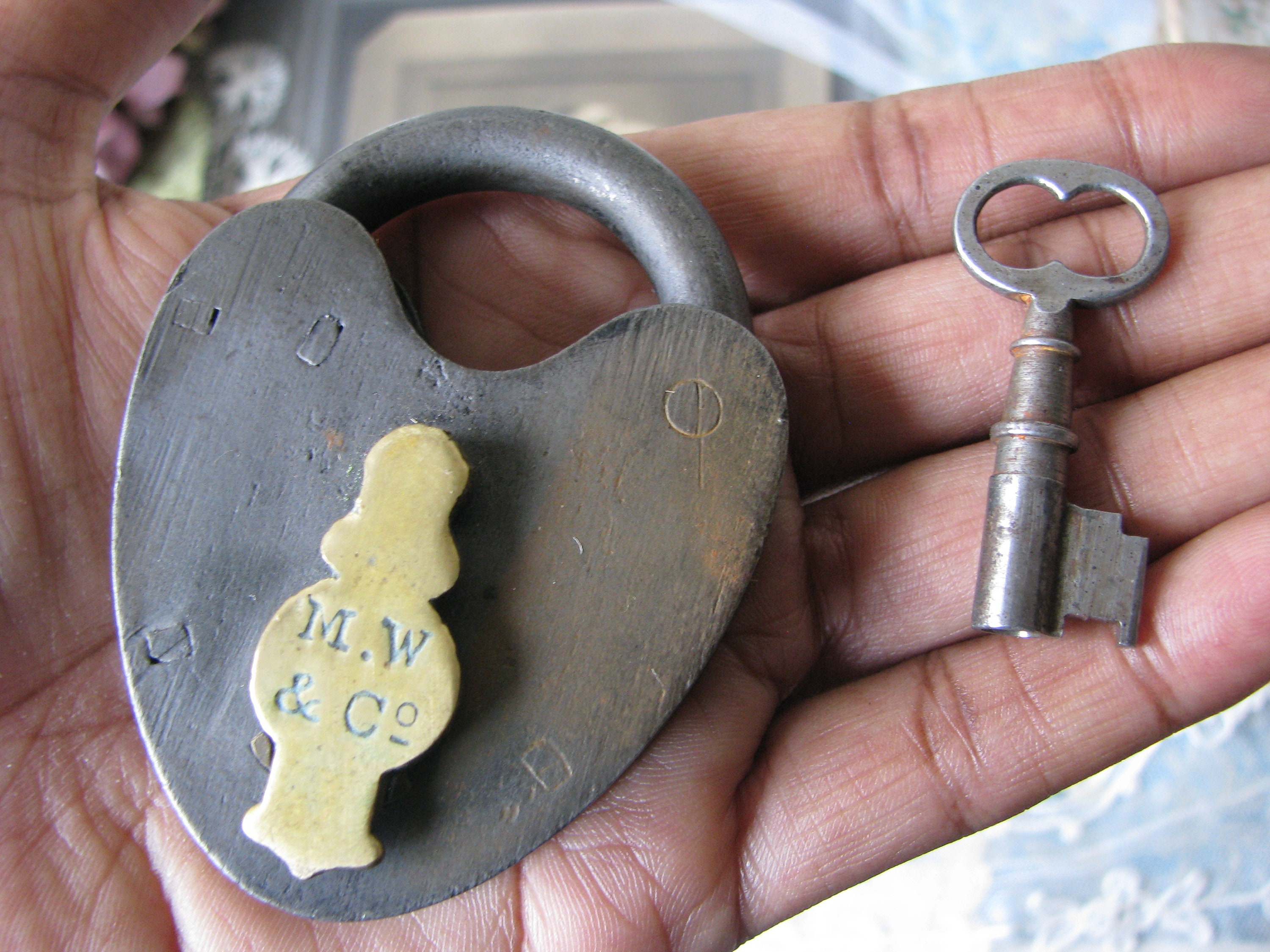 Antique Heart Locks