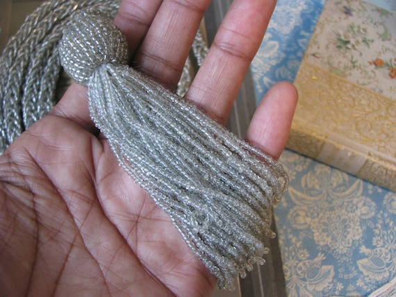 Antique Flapper Bead Becklace, 1920's Seed Bead Neckl… - Gem