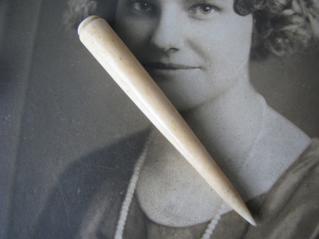 Antique Carved Bone Sewing Awl, Bodkin Stiletto - Etsy