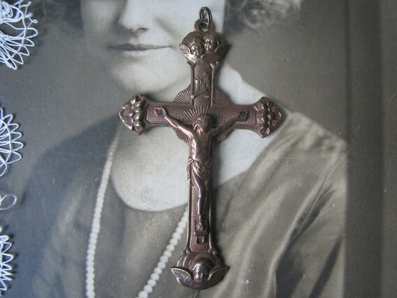 Antique Large Crucifix, French Gothic Crucifix, Victo… - Gem