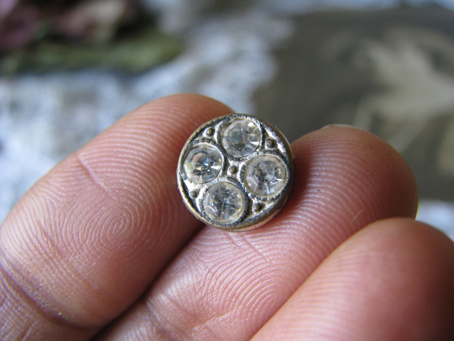 Antique Paste Button Victorian Paste Button Antique Sewing | Etsy