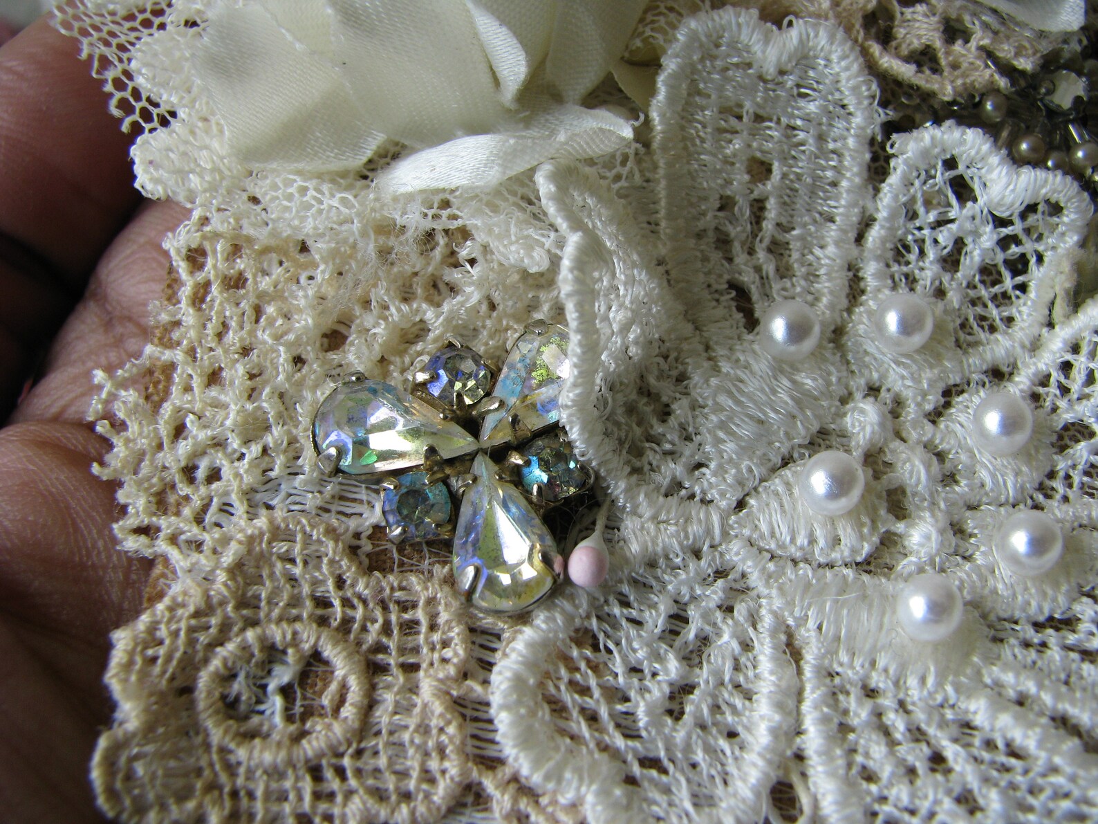 Wedding Lace Collage Wedding Album Decor Antique Lace - Etsy