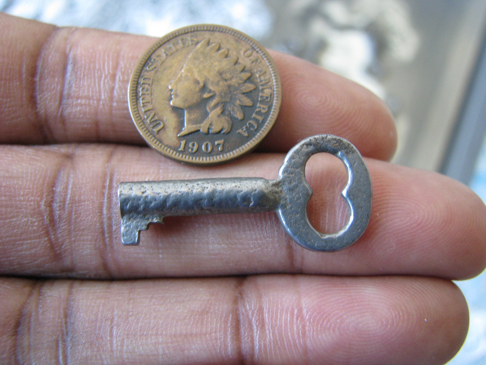 Antique Key Pendant, Small Antique Key, Antique Steampunk Key ...