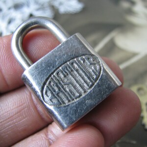 Vintage Brass Small Padlock & Key, Bristol's Padlock, Vintage Miniature ...