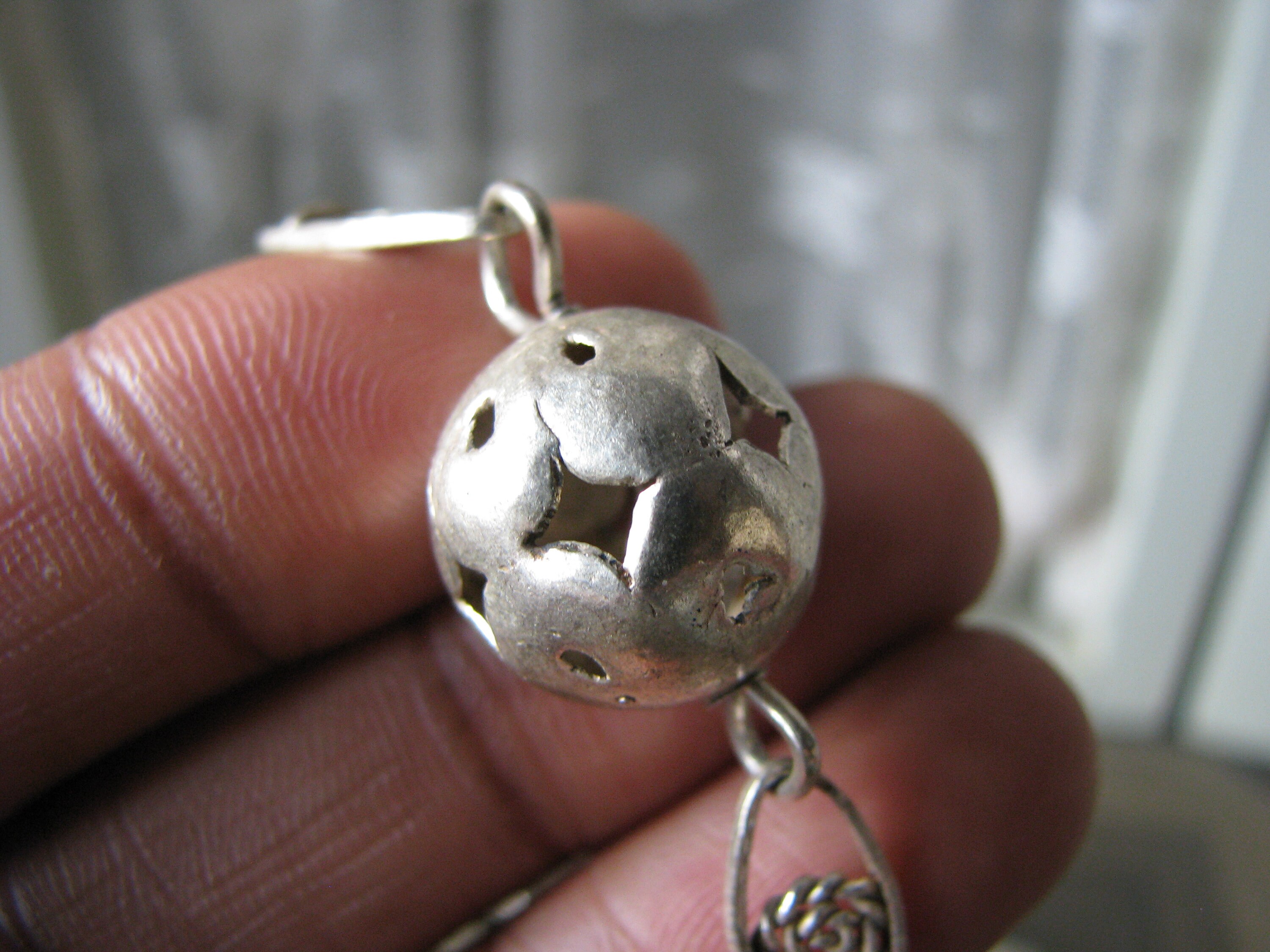 Antique Flapper Necklace Silver Bead Necklace 1920's - Etsy UK