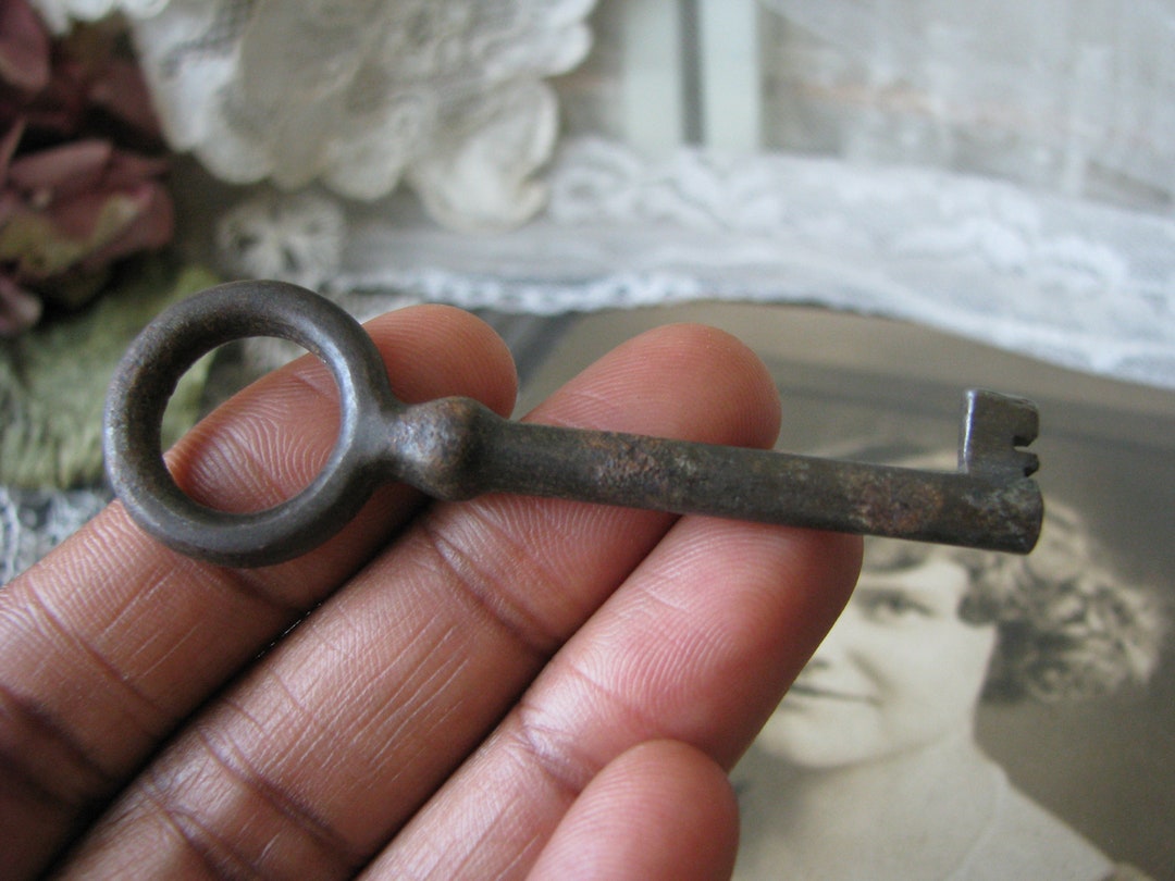 Antique Hand Forged Key, Victorian Hand Forged Key, Antique Victorian ...