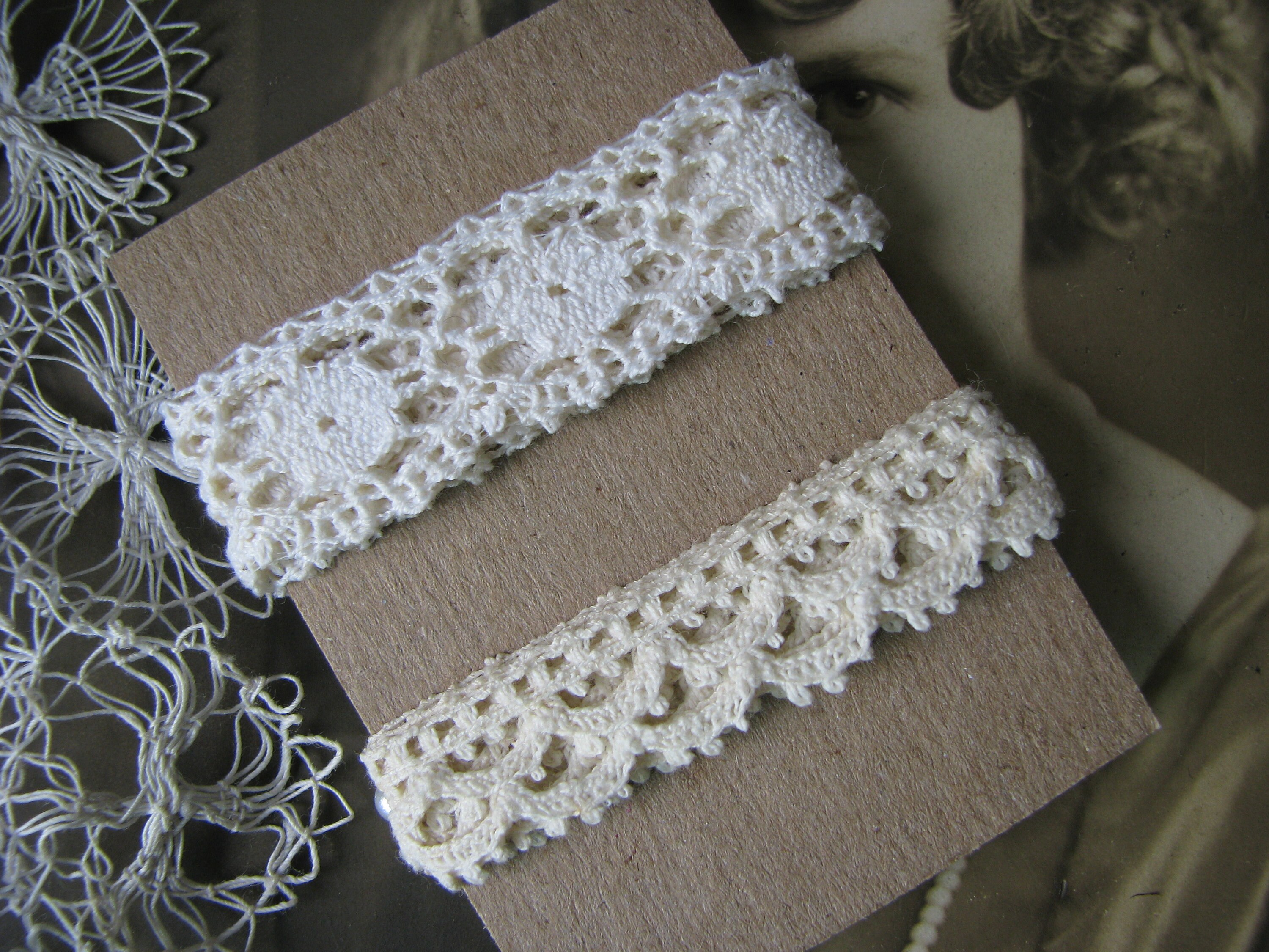 Antique Lace Trim, Vintage Lace Trim, Vintage Craft Ribbon, Lace Trim ...