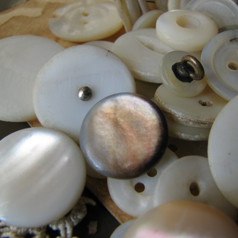 Antique Buttons Shell - Etsy