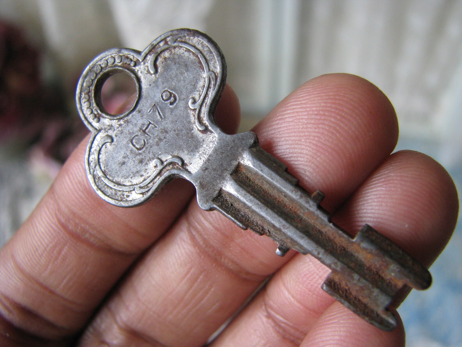 Antique Flat Key Eagle Lock Co. Flat Brass Key Antique Pin | Etsy