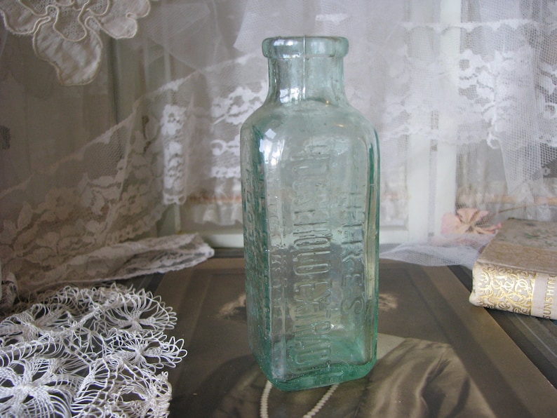 Antique Extract Bottle Hires Household Extract Root Beer Etsy