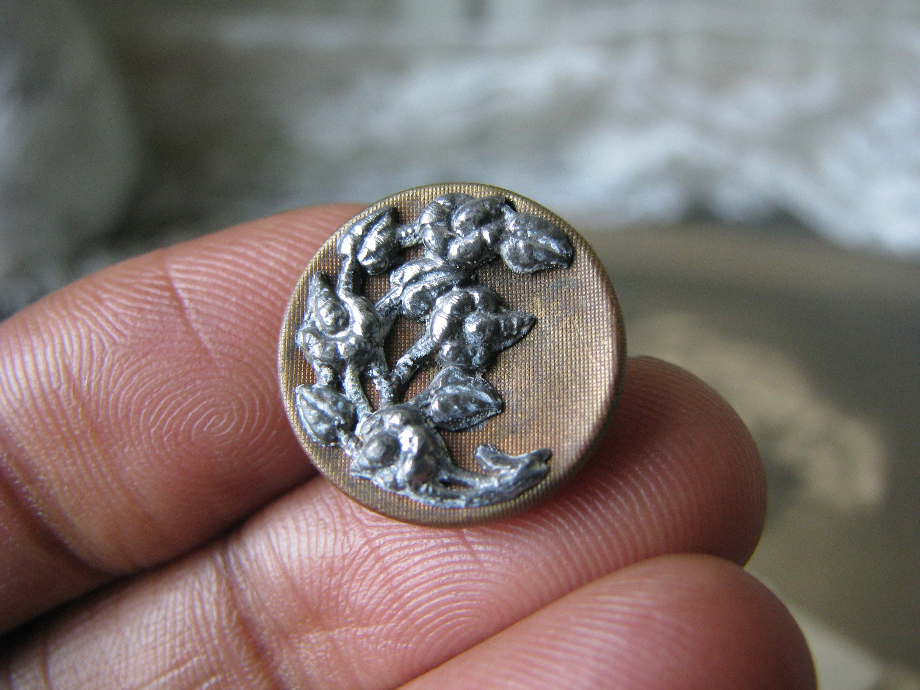 Antique Pewter Button Victorian Pewter Button Antique Picture - Etsy UK