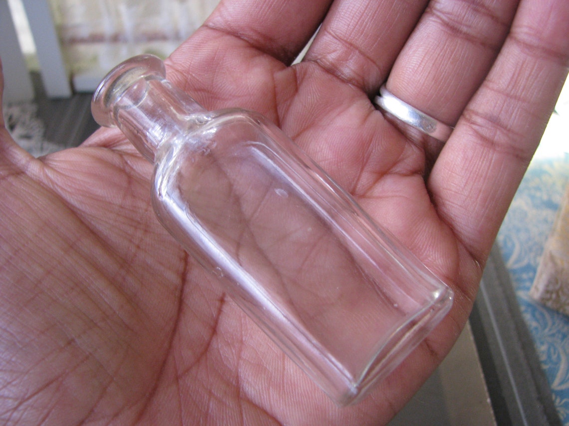 Antique Sun Purple Glass Vial, Miniature Victorian Bottle - Etsy