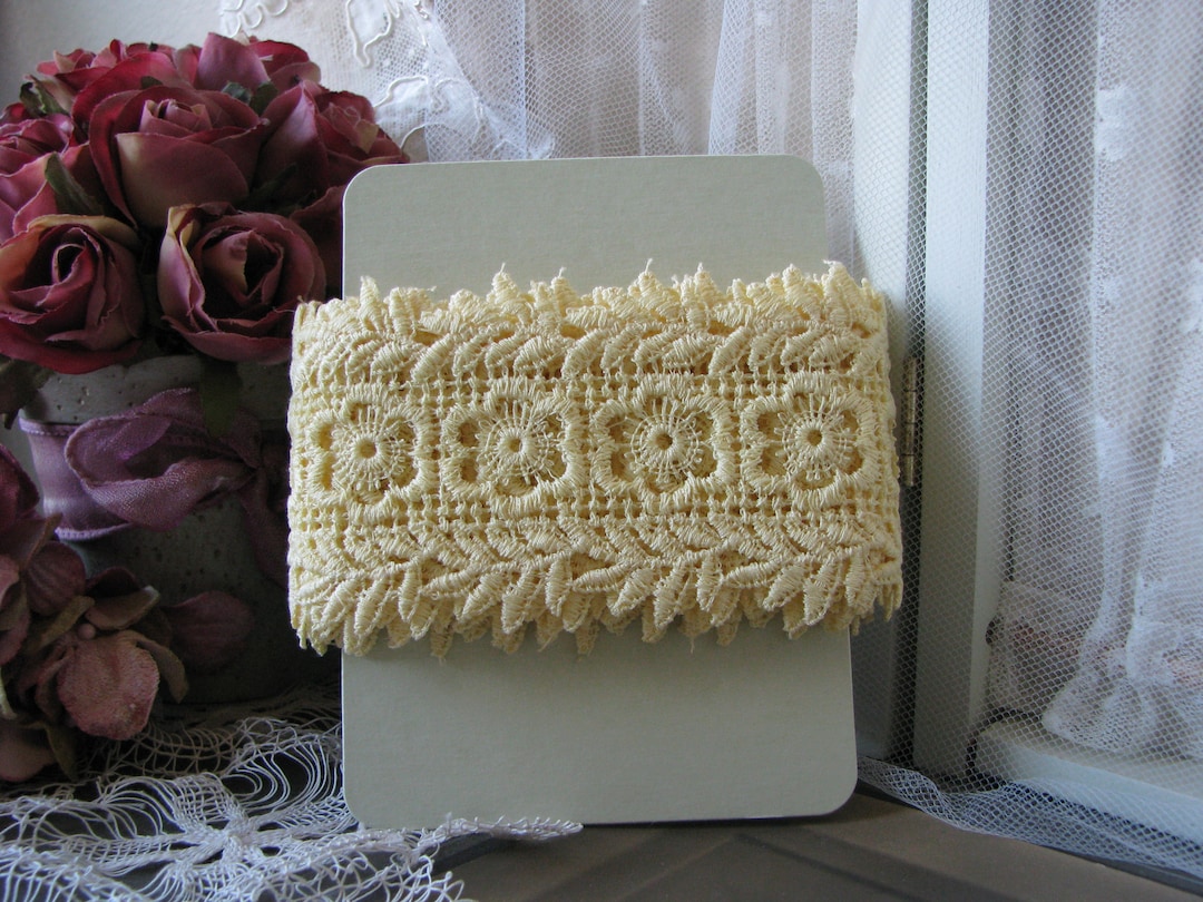 Antique Lace Trim, Venise Lace Trim, Guipure Lace, Floral Lace Trim ...
