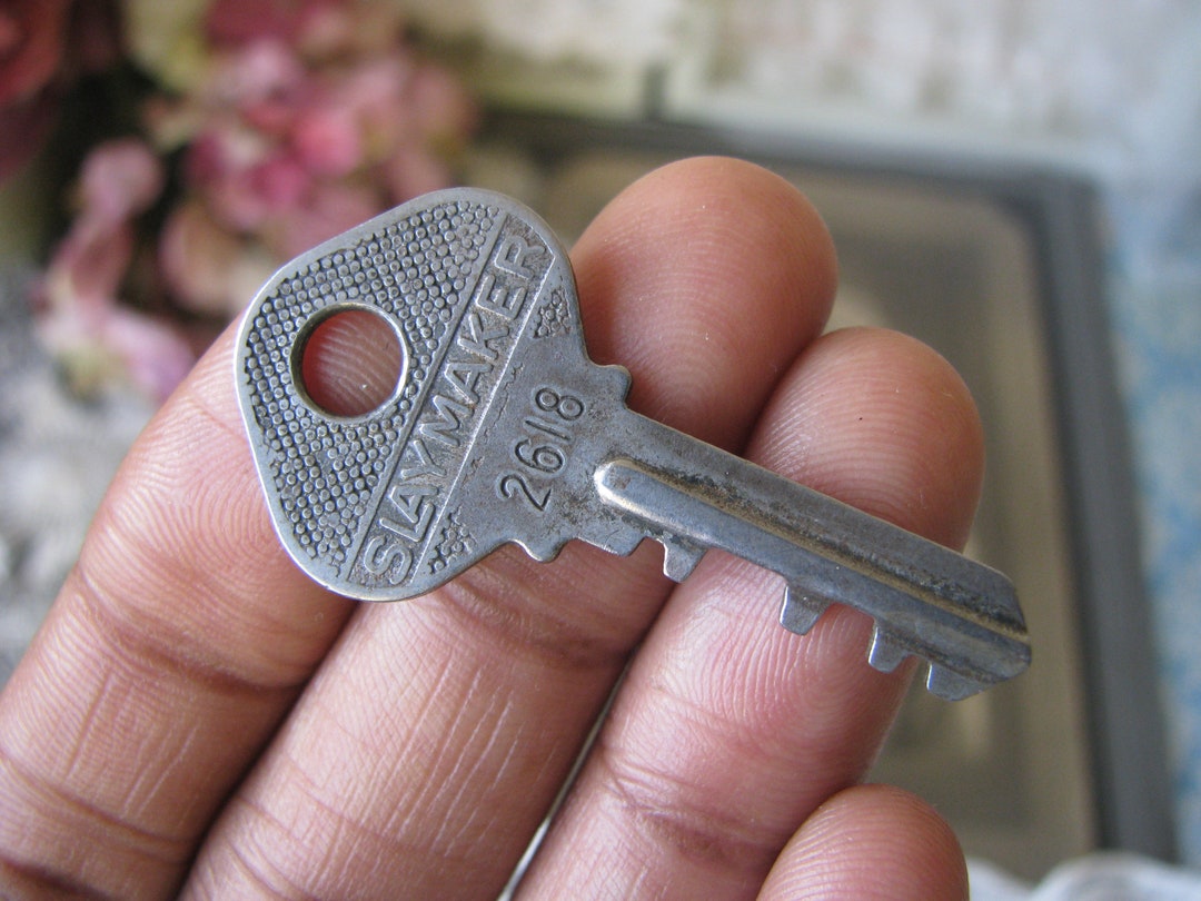 Vintage Slaymaker Key, Vintage Lock Key, Slaymaker Padlock Key ...