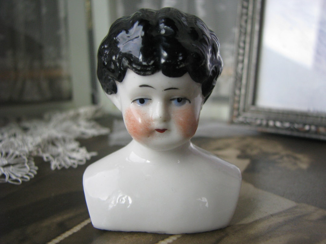 Antique Doll Head, Porcelain Doll Head, Victorian Doll Head - Etsy