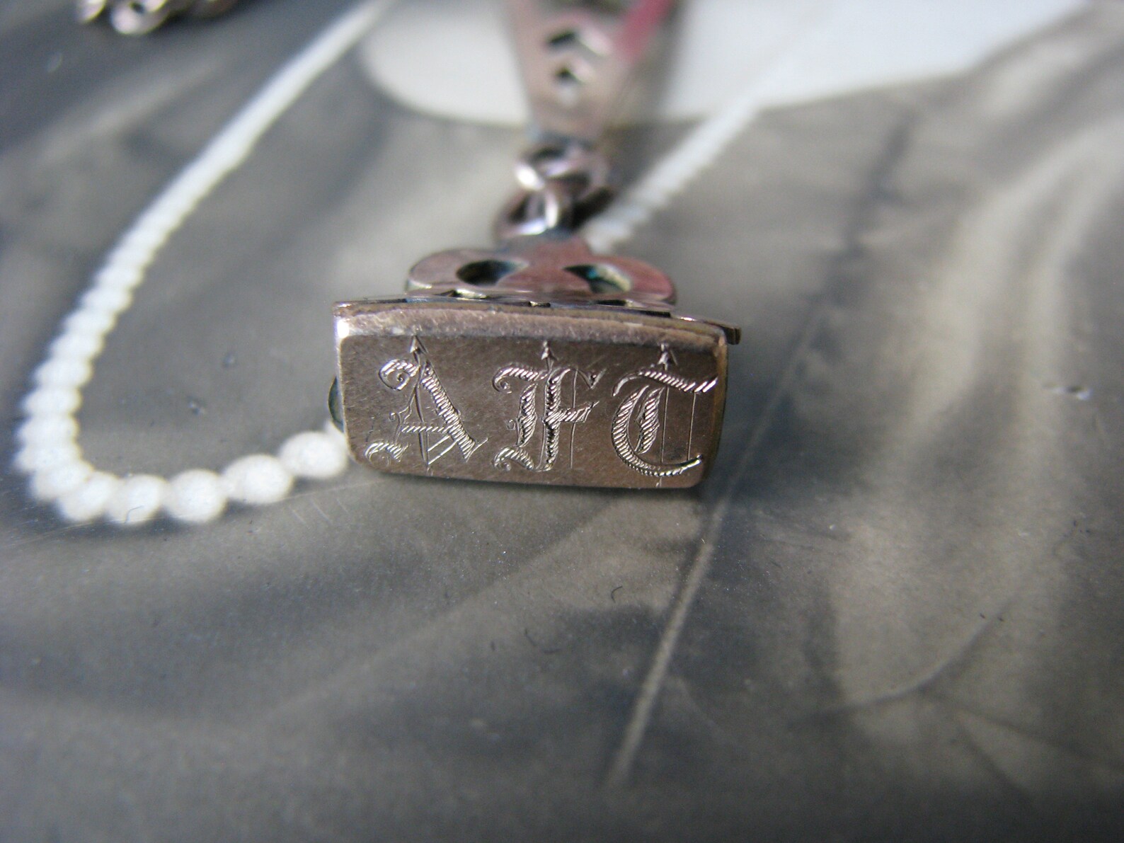 Victorian Rose Gold Filled Pocket Watch Fob Chain, Monogrammed - Etsy