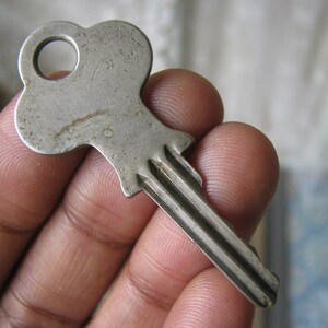 Antique Brass Clover Key, Steampunk Jewelry, the Graham Mfg. Co. - Etsy
