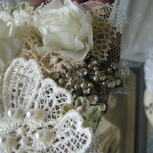 Wedding Lace Collage, Wedding Album Decor, Antique Lace Collage ...