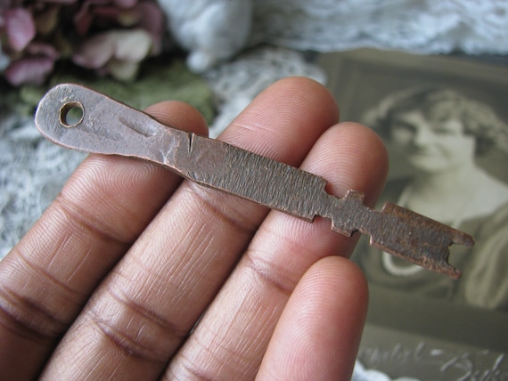 Antique Copper Key Handmade Copper Key Rare Copper Key Flat | Etsy