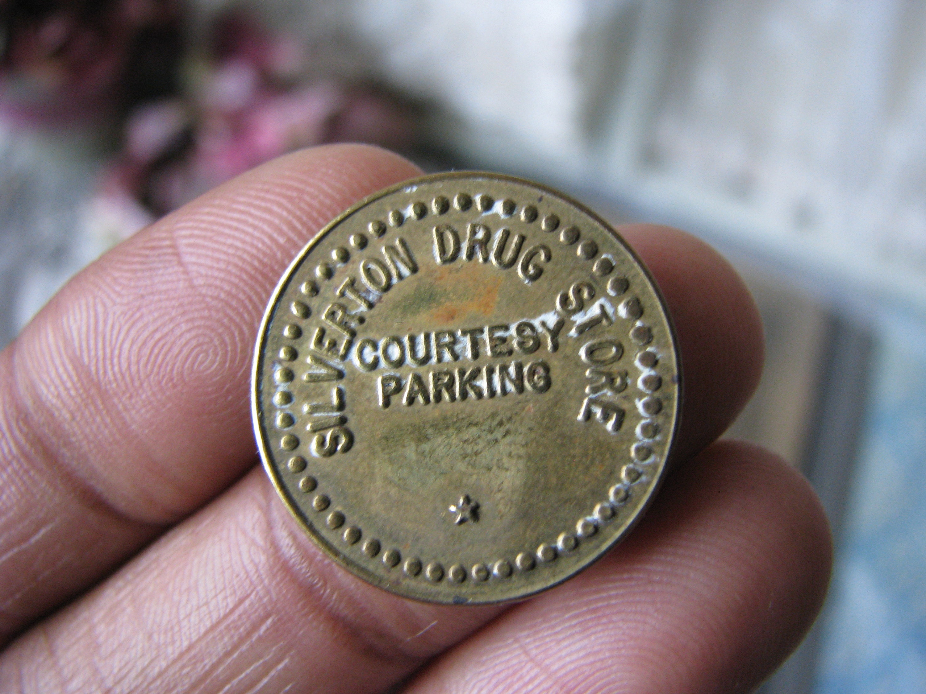 Antique Parking Token Drugstore Parking Token Silverton | Etsy