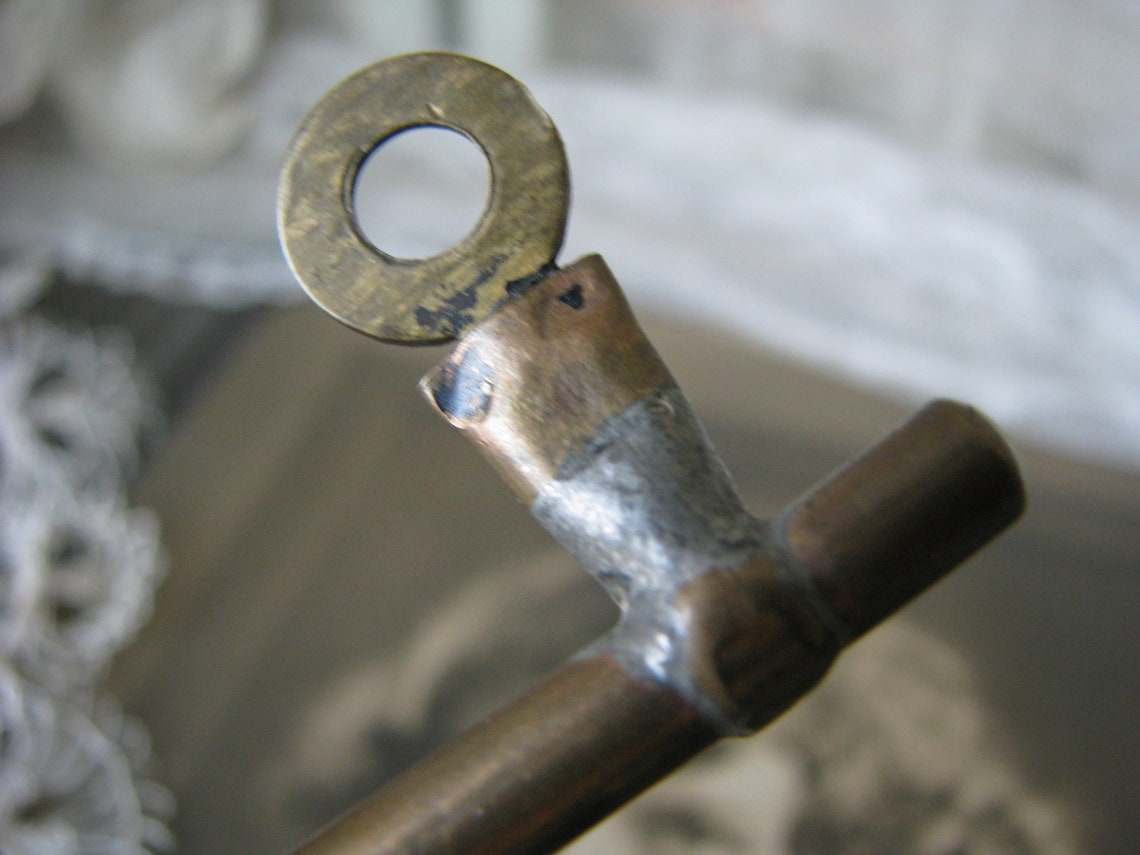 Antique Brass Key Antique Crank Key Antique Clock Key - Etsy