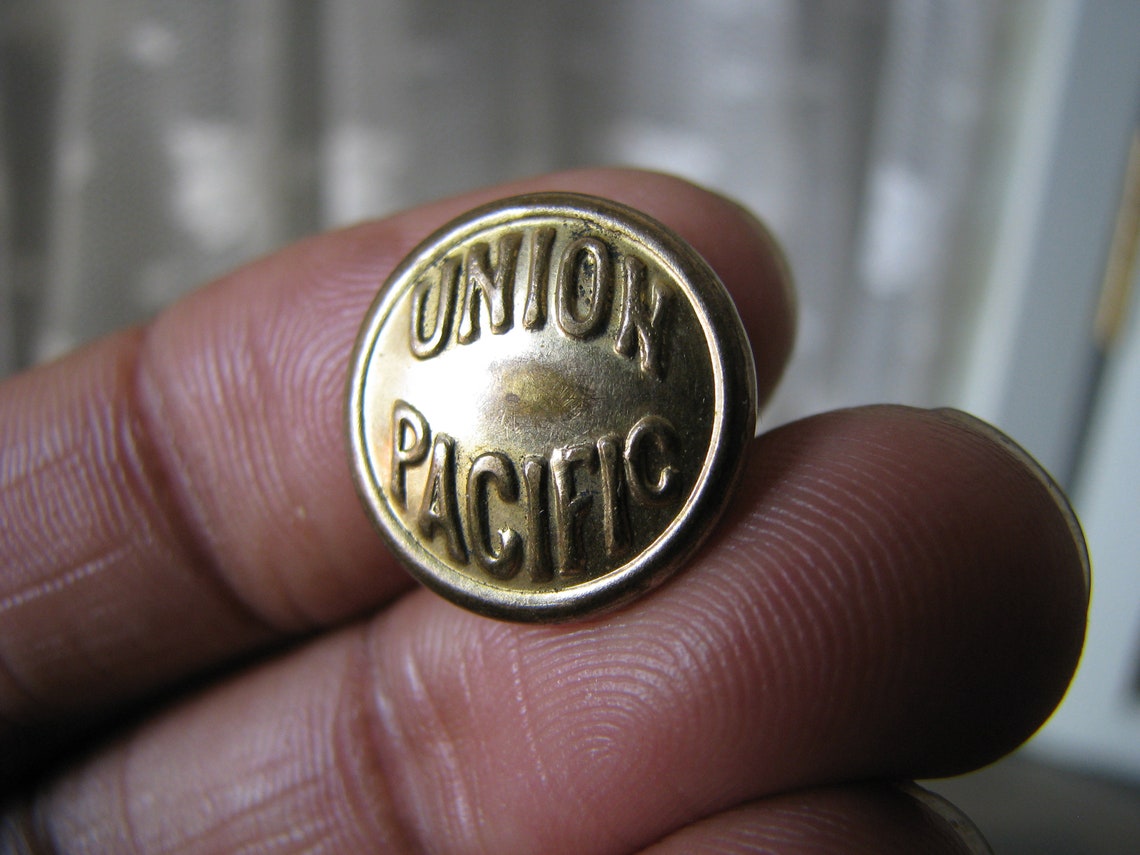 Antique Union Pacific Button Railroad Uniform Button Antique | Etsy
