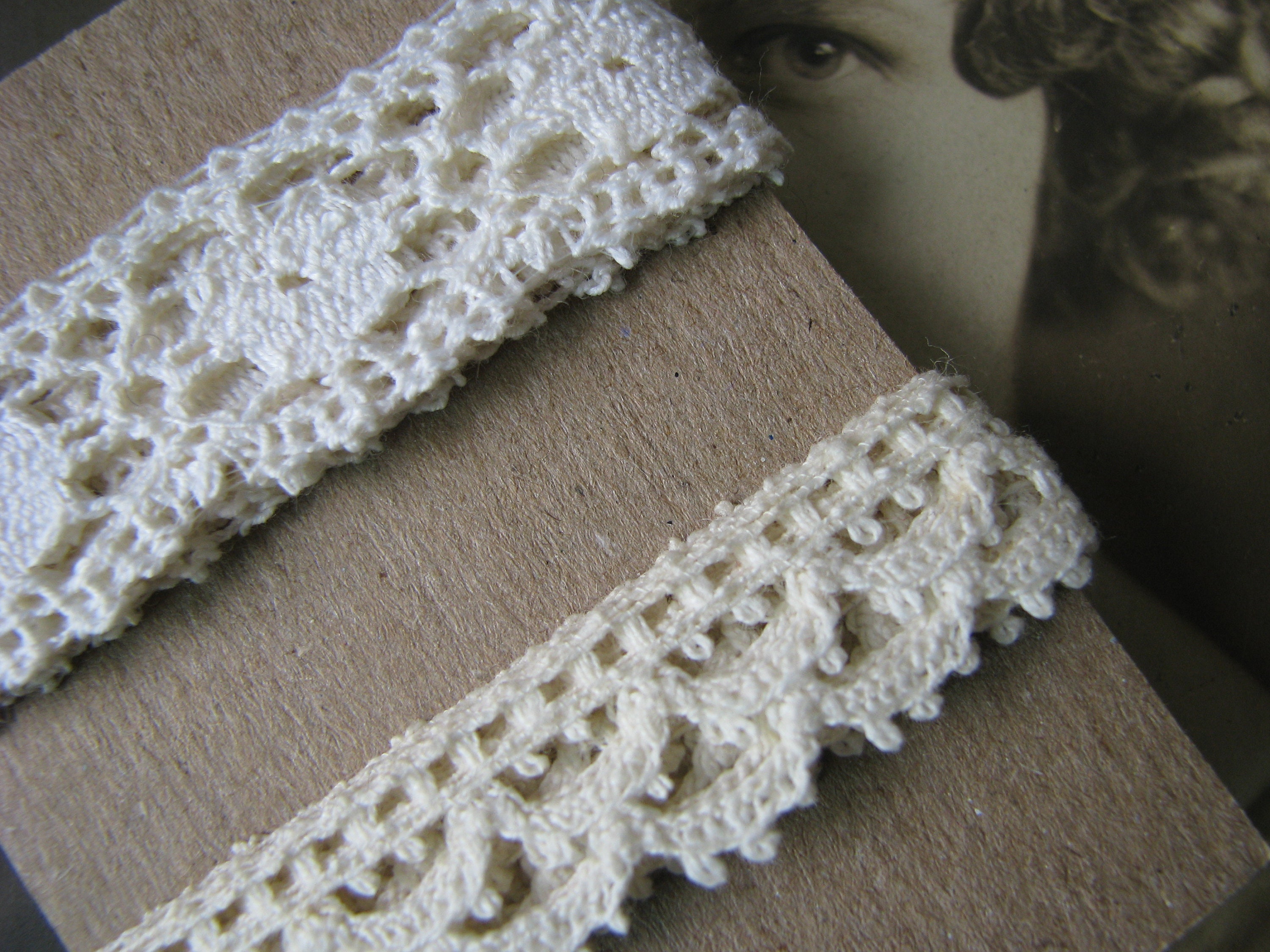 Antique Lace Trim Vintage Lace Trim Vintage Craft Ribbon - Etsy España