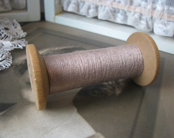 Antique Spool of Thread, Large Antique Spool, Antique Wooden Spool ...