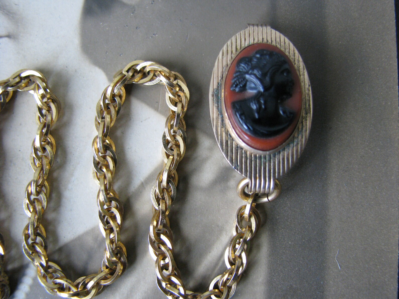 Antique Pocket Watch Chain Pocket Watch Clip Cameo Pocket - Etsy