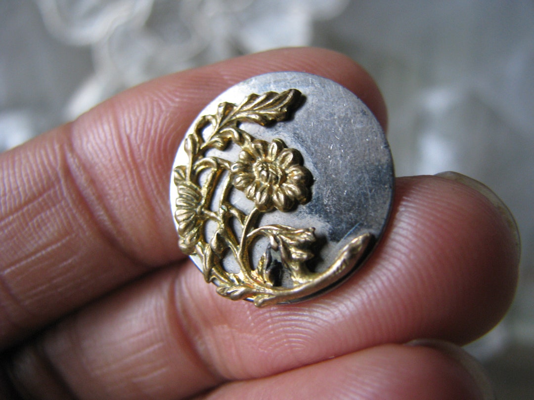 Antique Picture Button, French Antique Button, Antique French Button ...