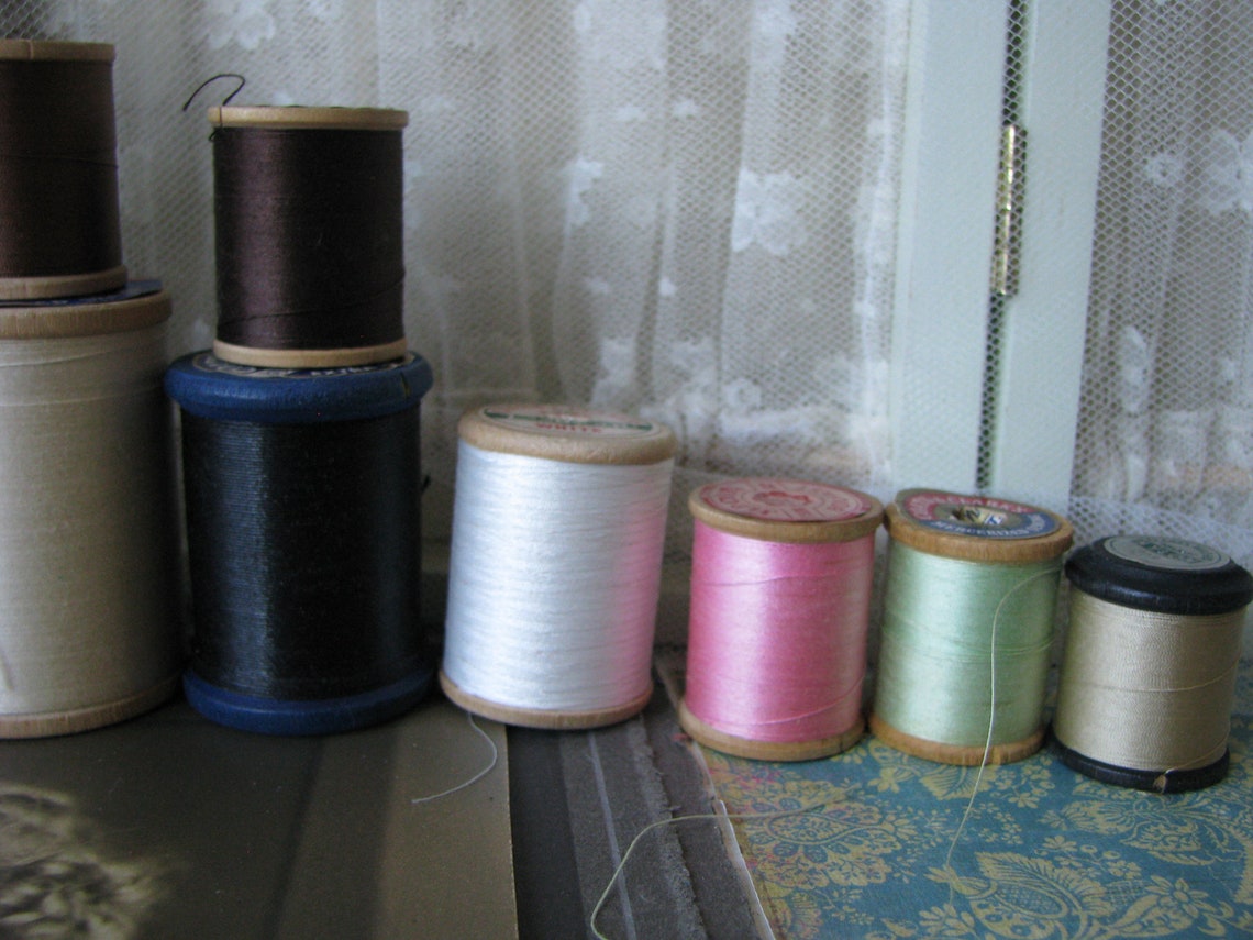 Vintage Thread Vintage Sewing Thread Vintage Thread Spools - Etsy