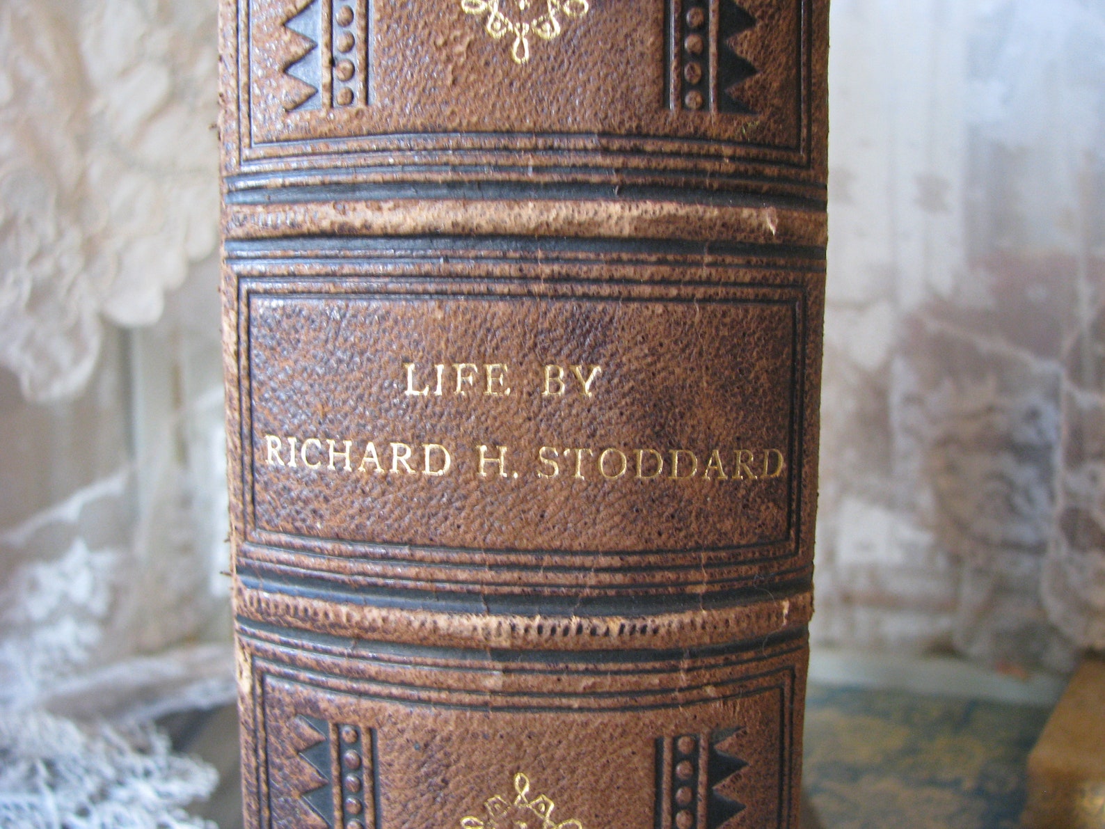 Large Antique Leather Bound Book, Washington Irving, 1879 - Etsy